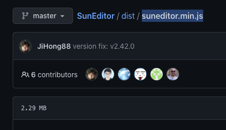 modules needed for plugins · Issue #956 · JiHong88/suneditor · GitHub