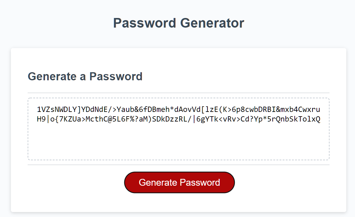 GitHub - ianaack/password-generator: This is a JavaScript web ...