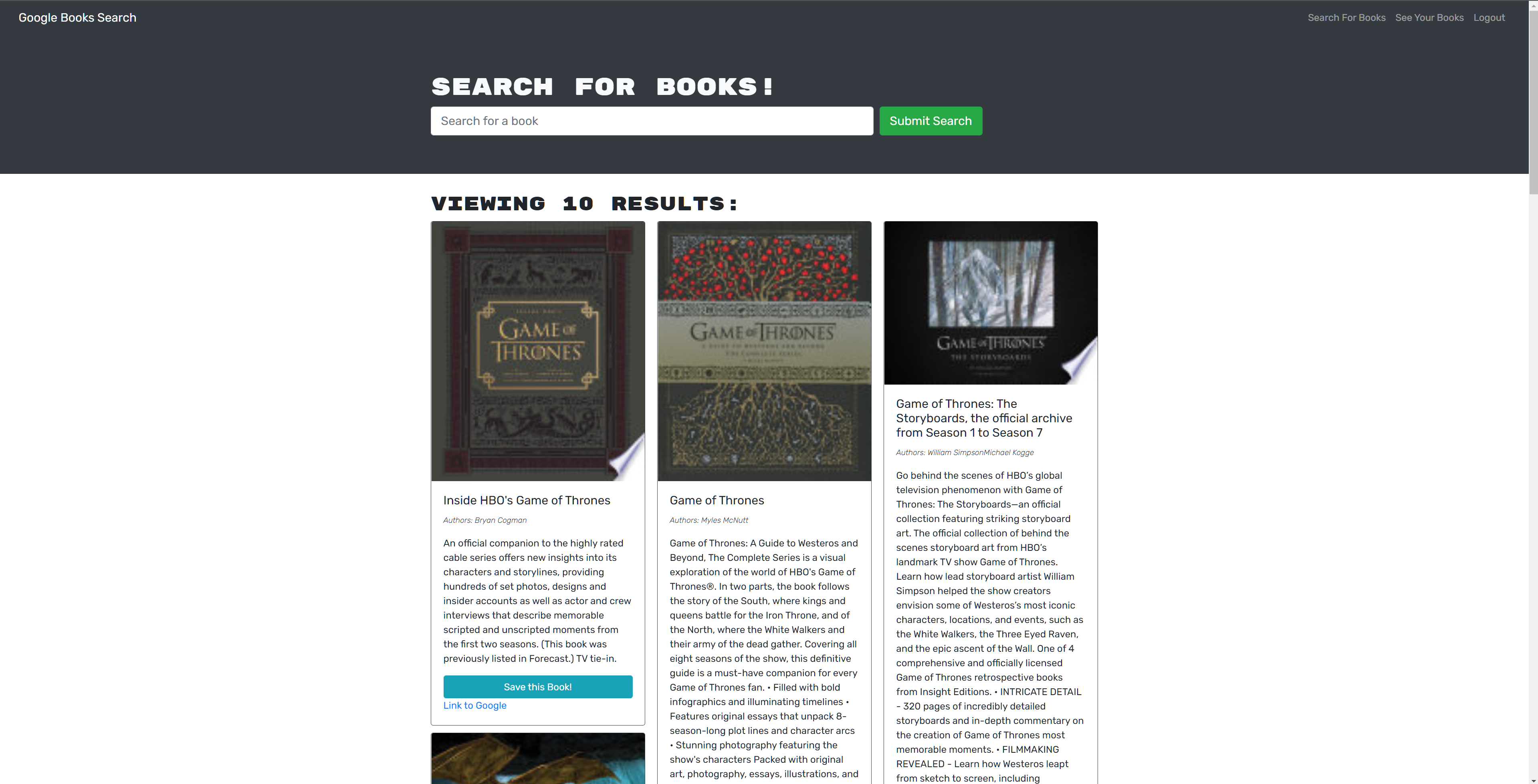 GitHub - ianaack/book-search-engine: A book search engine utilizing the ...