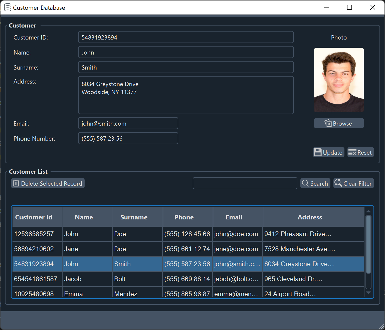 GitHub - hardwarewise/customer_db