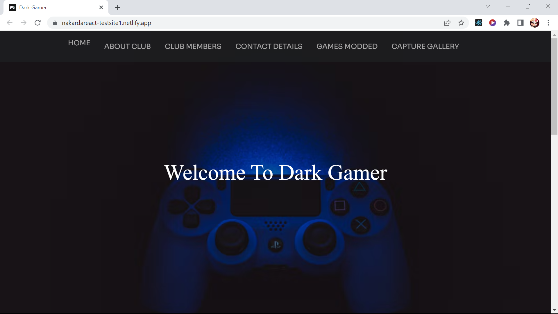 GitHub - NakardaRichards/Dark-Gamer: Dark Gamer is a simple website ...