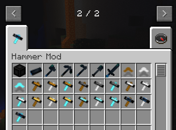 GitHub - aparx/Forge-Hammers: Minecraft quality of life modification ...