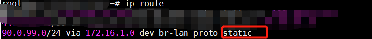 linux iproute command create an static route,frr show this route protocol is kernel · Issue ...