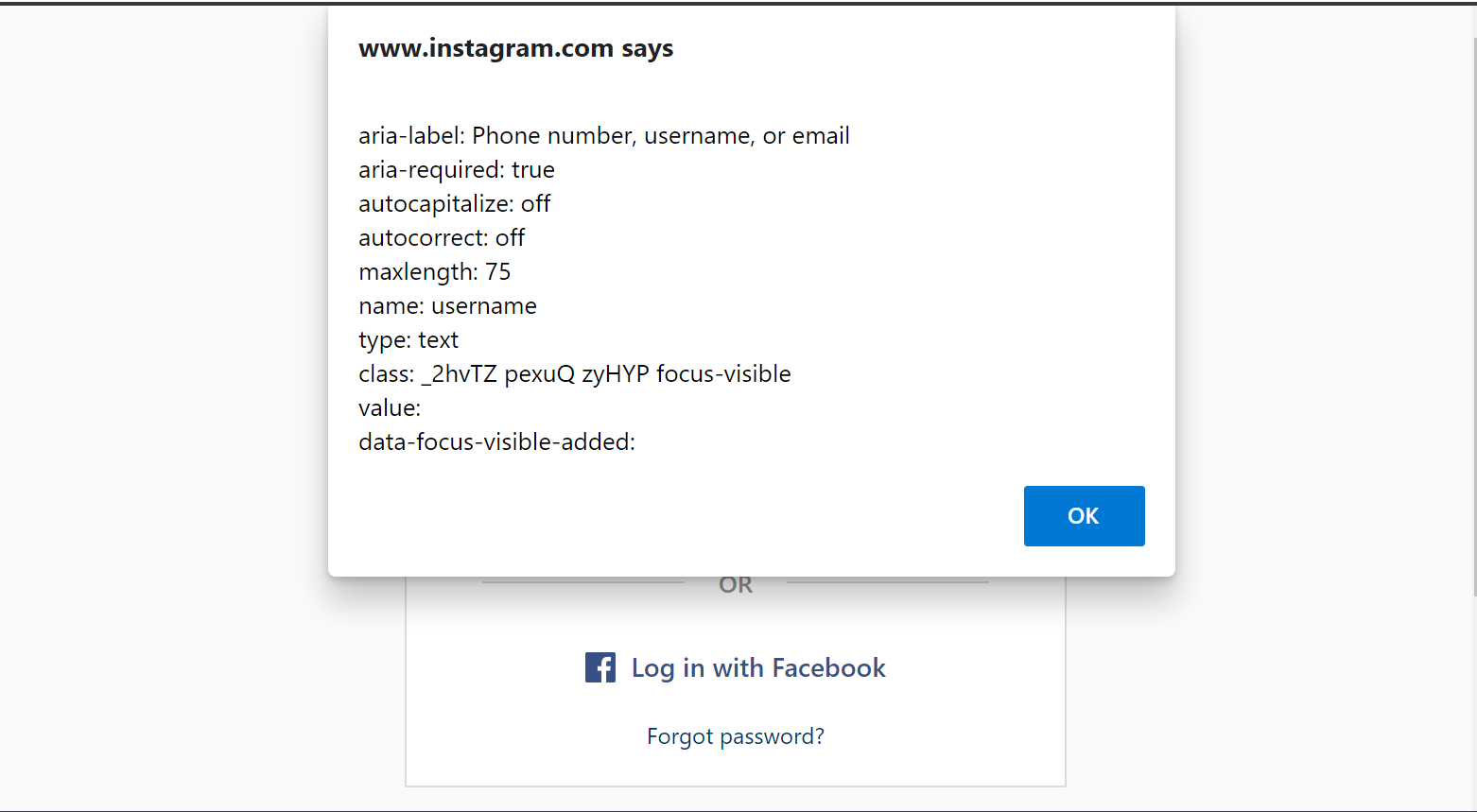 Lost Text on Instagram Login using Onscreen Keyboard · Issue #792 ...