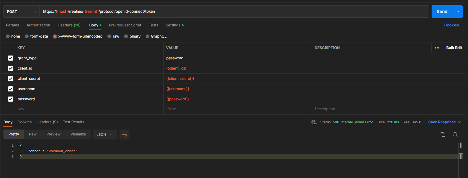 Get opentid token server error · Issue #15817 · keycloak/keycloak · GitHub
