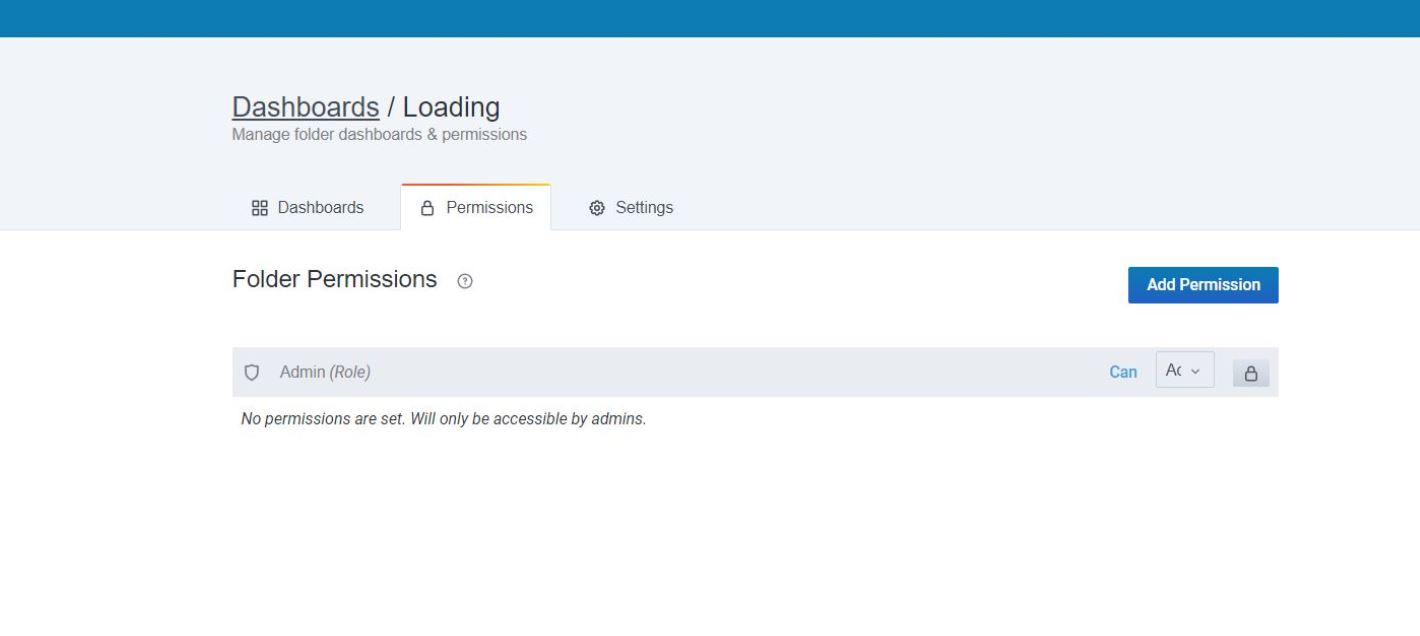 Navigation on permission page of dashboards is not proper · Issue #43882 · grafana/grafana · GitHub