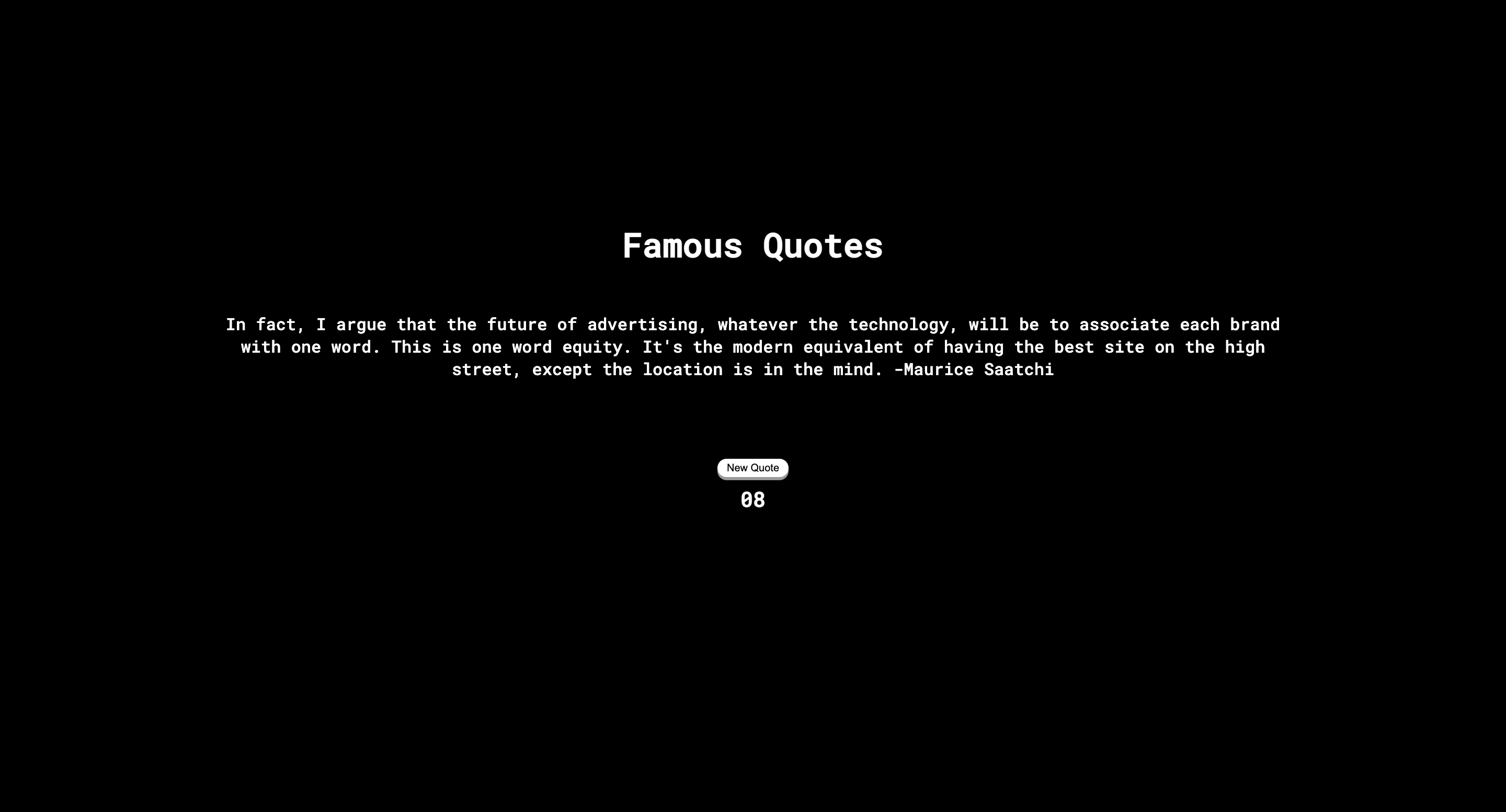 GitHub - magule/famousWords: A Simple Quote Generator Web App GitHub - magule/famousWords: A Simple Quote Generator Web App