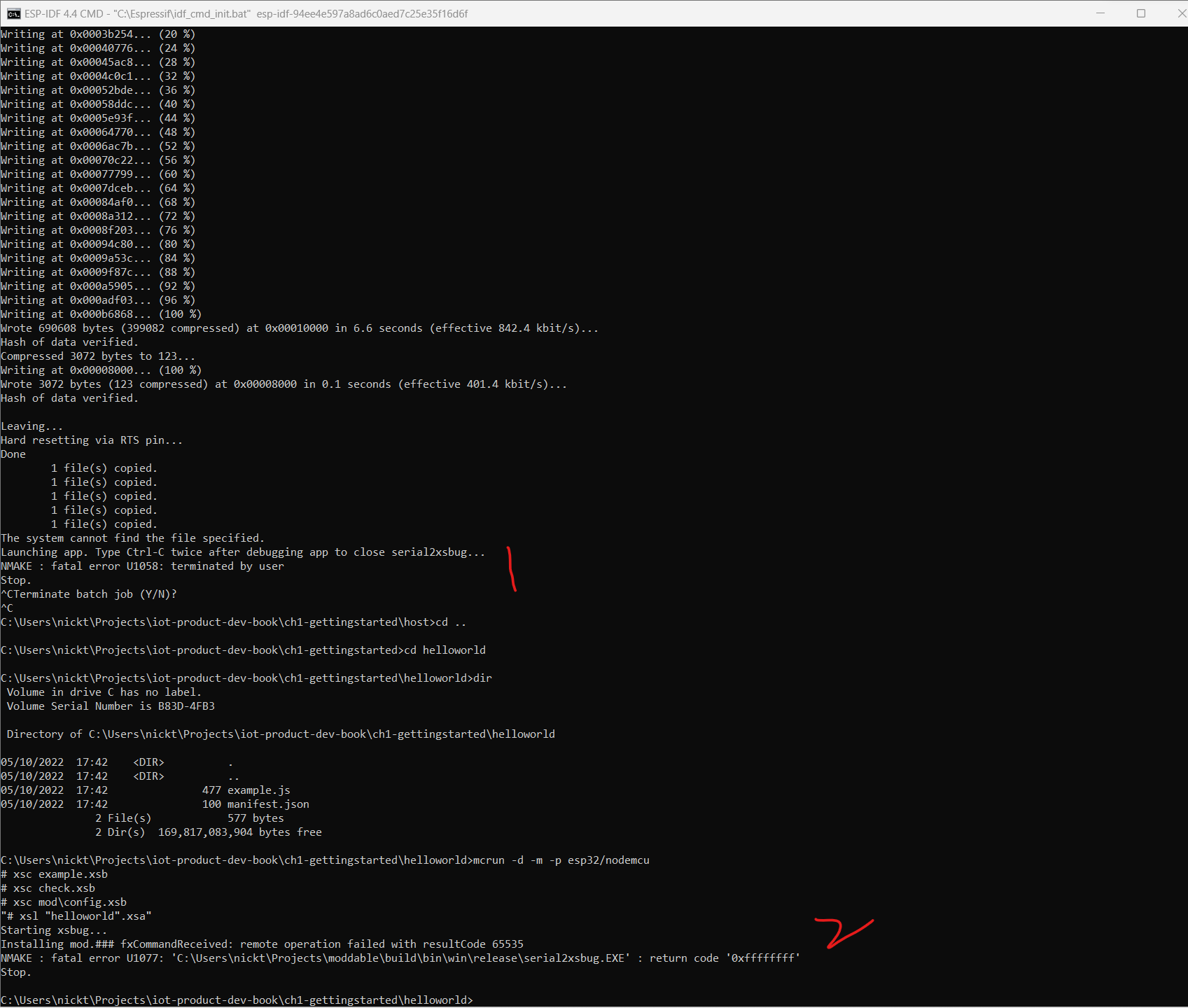 Executing "mcrun" command leading to NMake fatal error · Issue #940 · Moddable-OpenSource ...