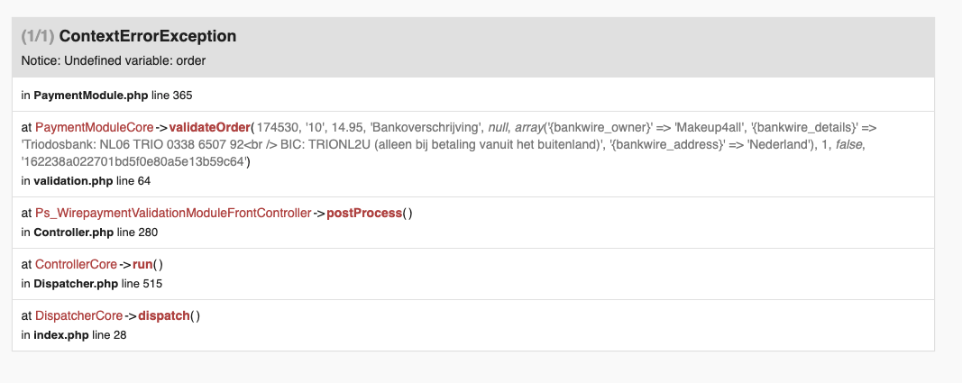 No bankwire payment method possible on 1 shop, other shops work fine (multistore) · Issue #17595 ...