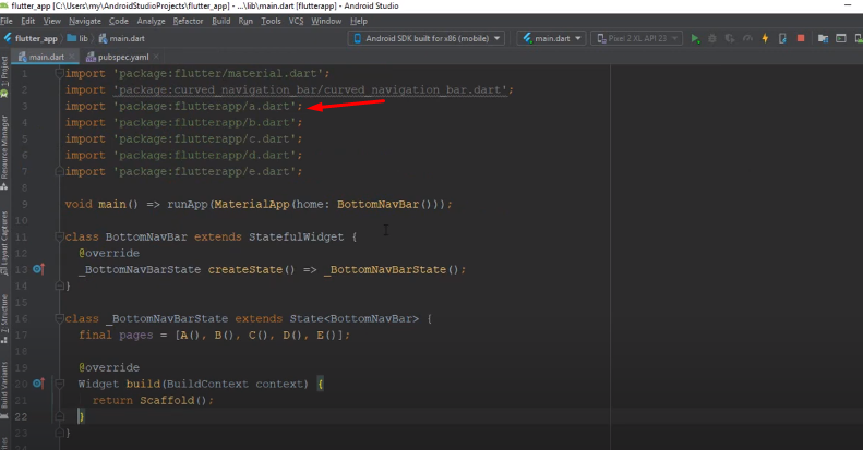 Pacakgeflutterappadart Flutter Beginner · Issue 63962 · Flutterflutter · Github