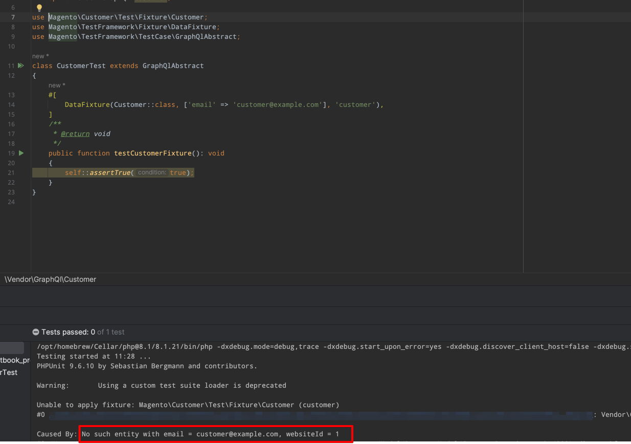 Bug While Write Graphql Api Test With Magentocustomertestfixturecustomer Fixture · Issue 0245