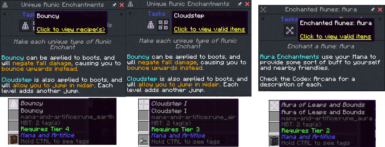 [Bug]: Mana and Artifice - Unique Runic Enchantments and Enchanted Runes: Aura won't trigger ...