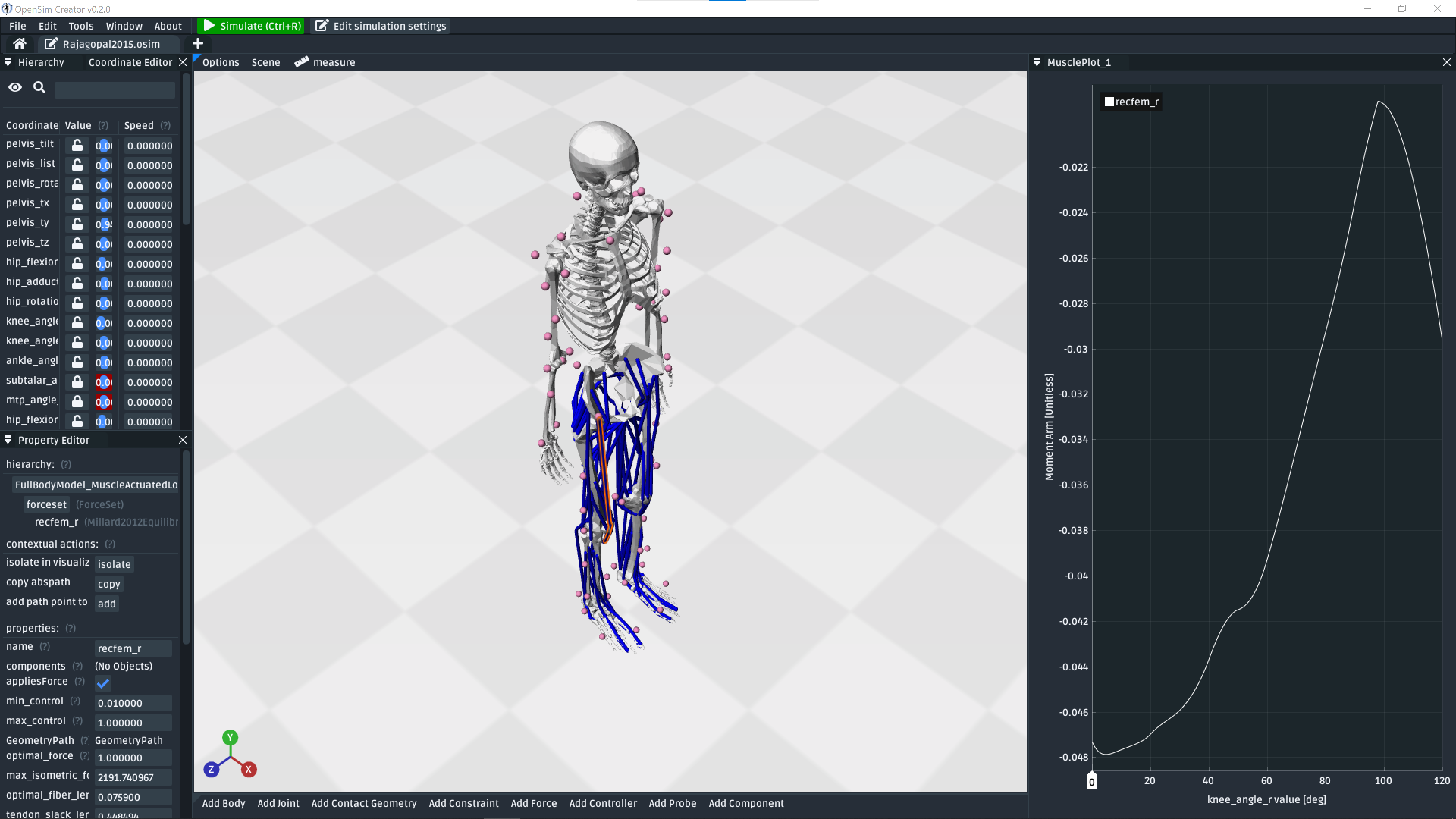 Muscle plotting: Add Y padding to the curve · Issue #364 · ComputationalBiomechanicsLab/opensim ...