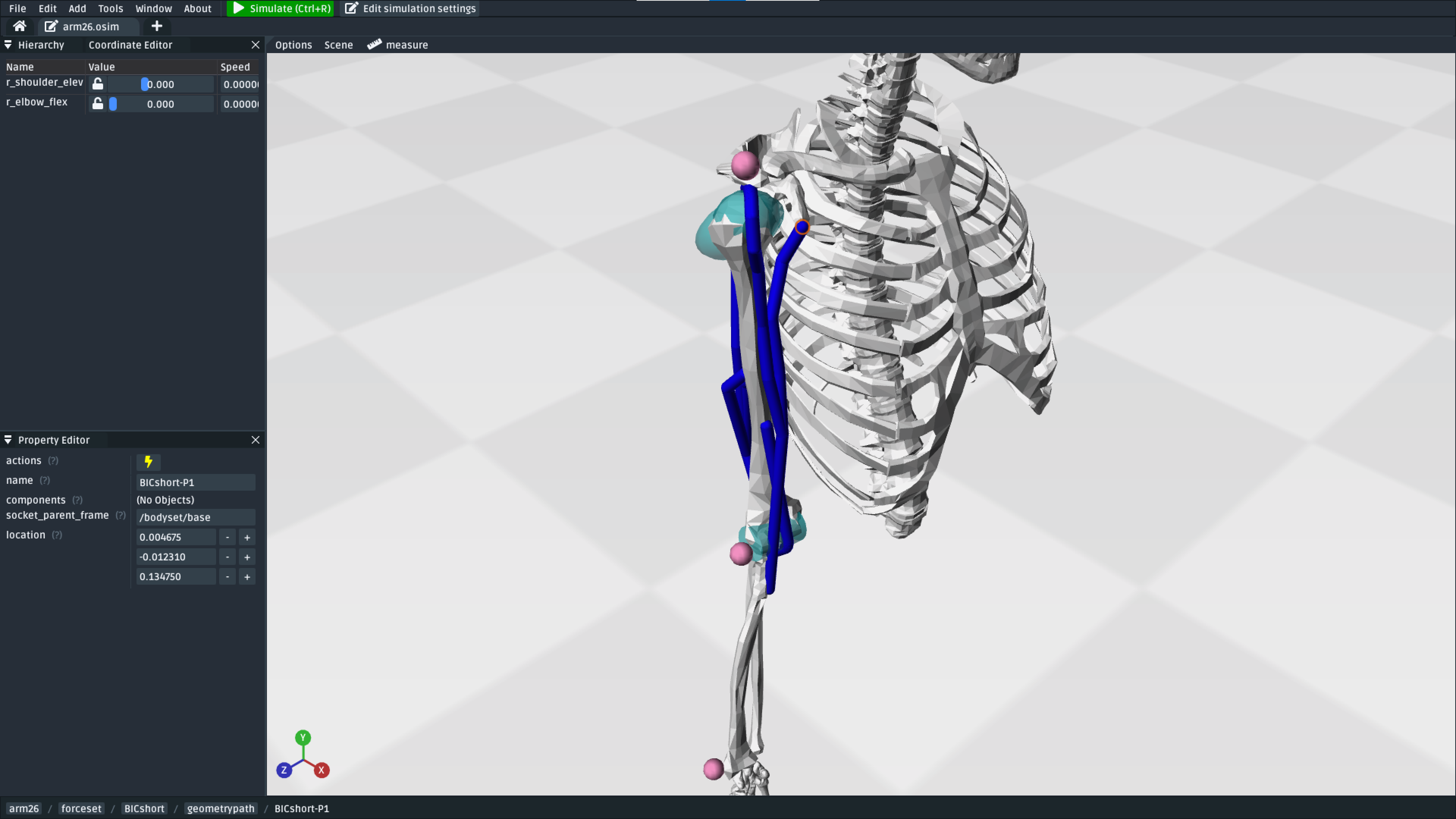 Selecting a geometry path point should highlight that particular point in the viewer · Issue ...