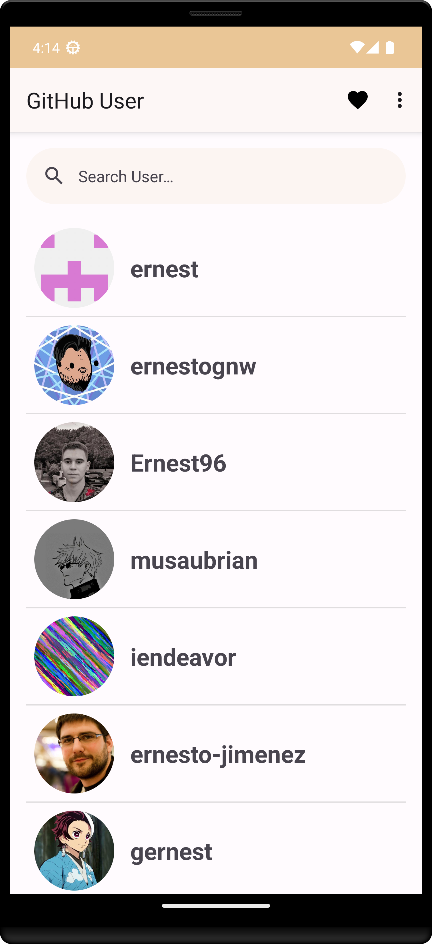 GitHub - ernestwidjaja/GitHubUserApp