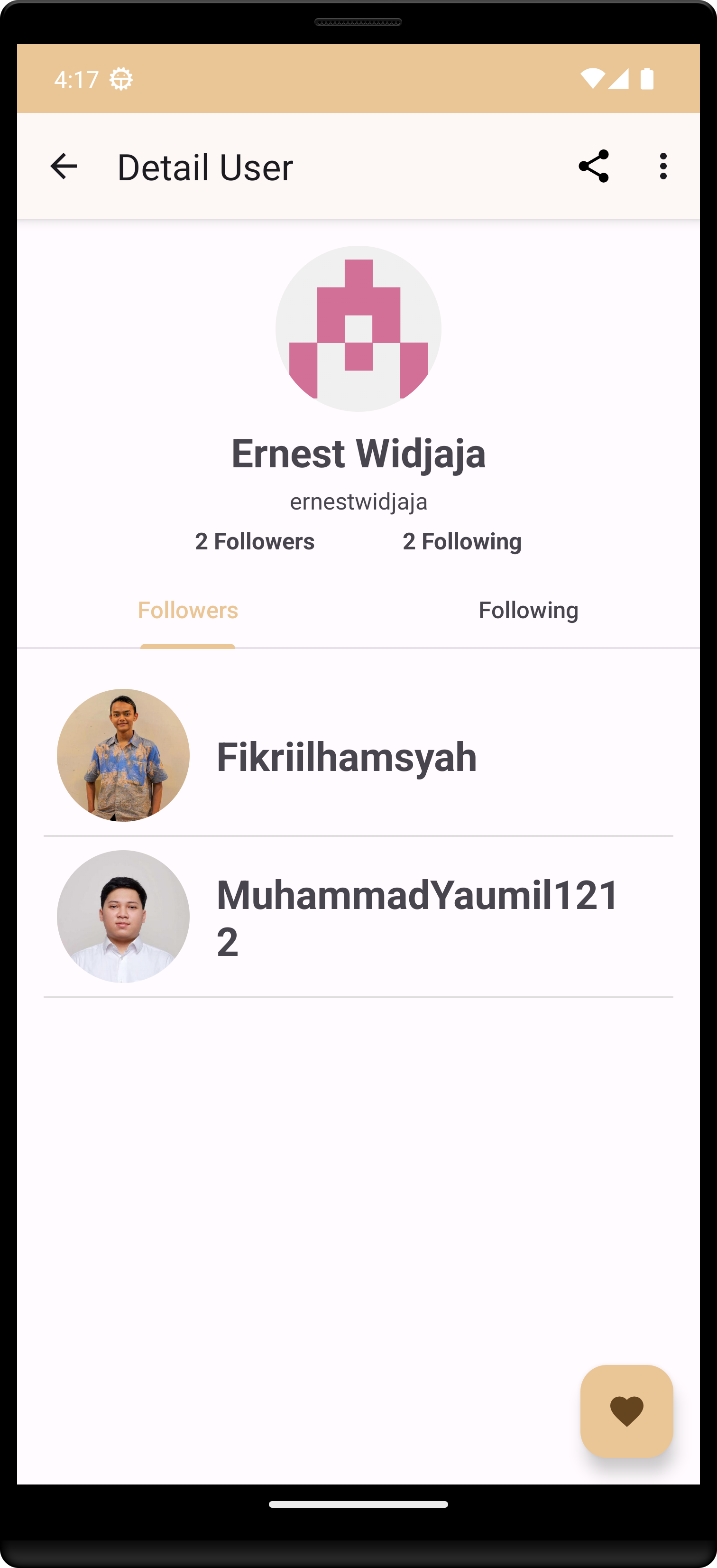 GitHub - ernestwidjaja/GitHubUserApp