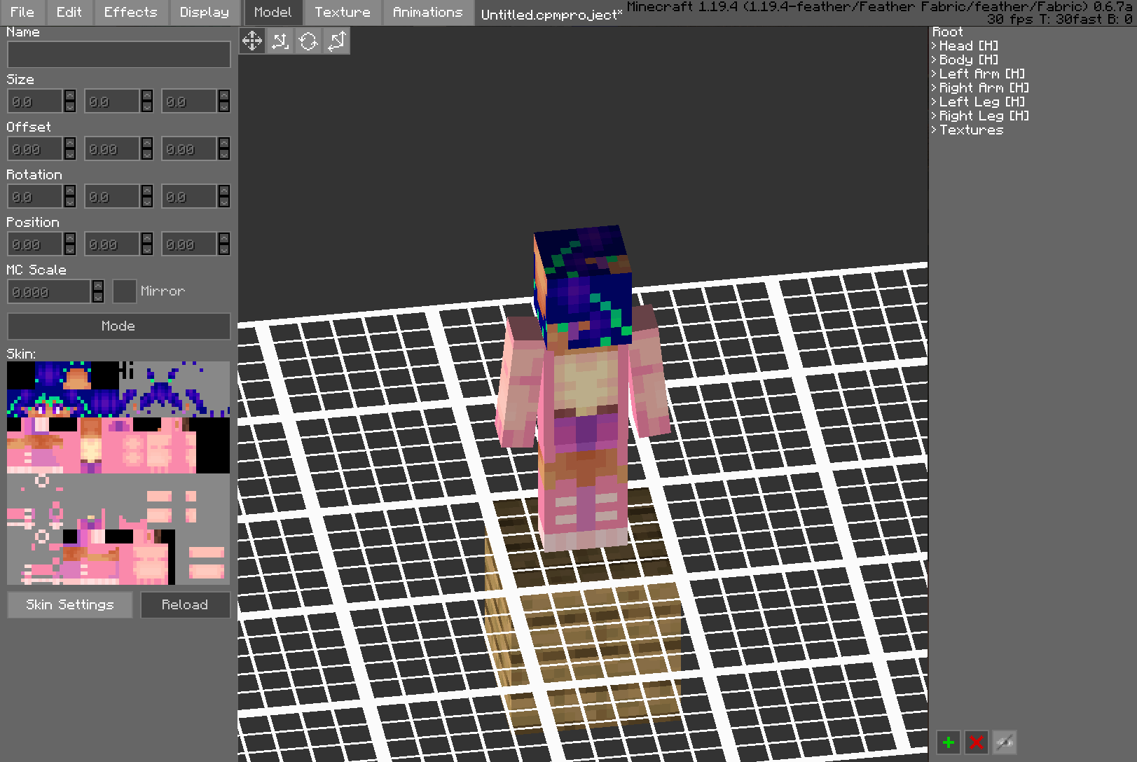 Head UV issues · Issue #427 · tom5454/CustomPlayerModels · GitHub