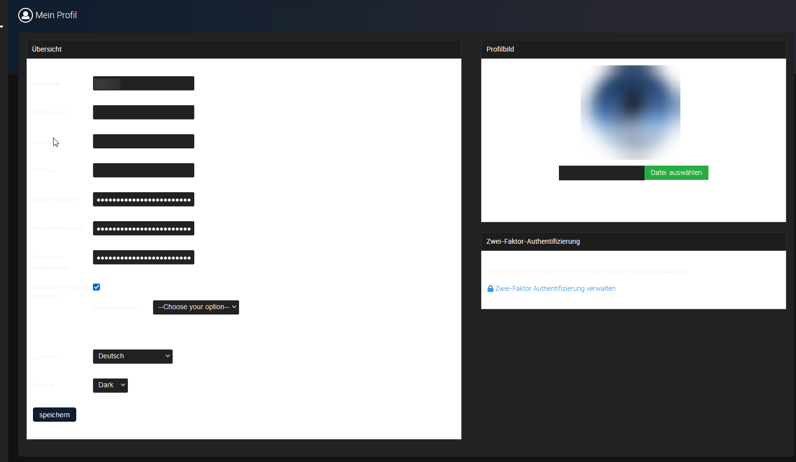Profile Settings not in Dark Mode | Error 404 on Project Settings [BUG ...