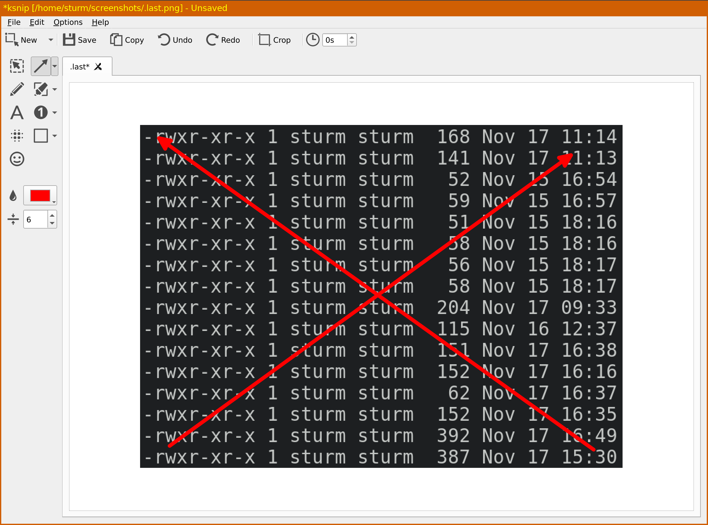 ksnip -e destroys annotated image on save · Issue #479 · ksnip/ksnip · GitHub