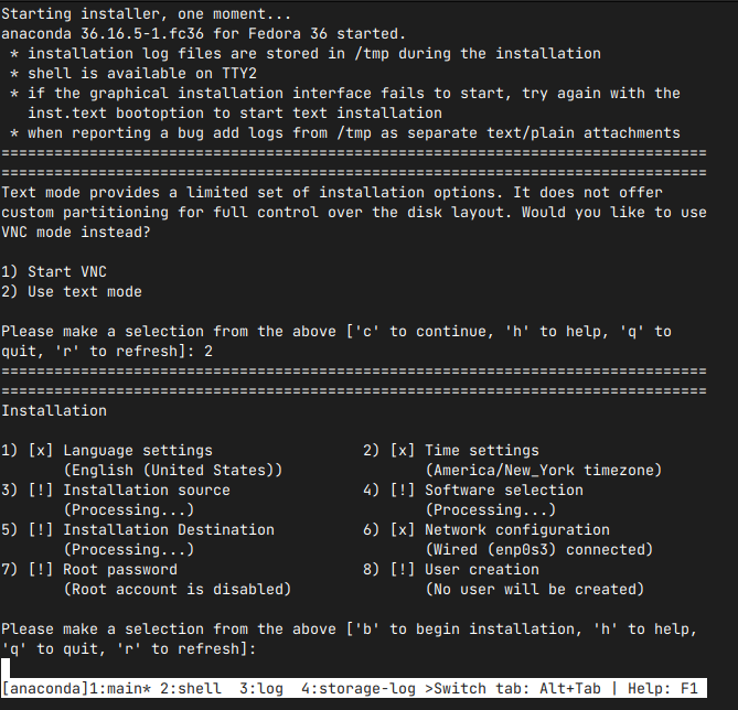 Incorret Text Install Parameter On Rhel Based Distros · Issue 1154 · Netbootxyz 