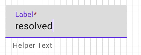MDCTextField: Asterisk symbol stays in error color even after input is ...