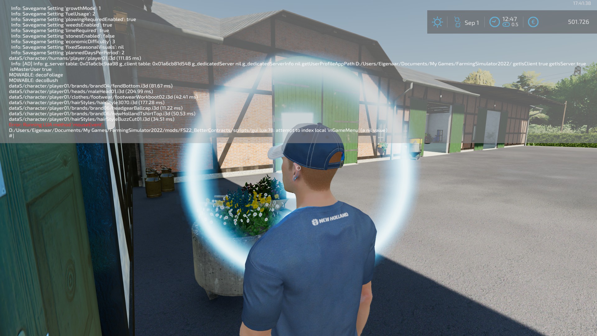 Error Lua 78 · Issue #45 · Mmtrx/FS22_BetterContracts · GitHub