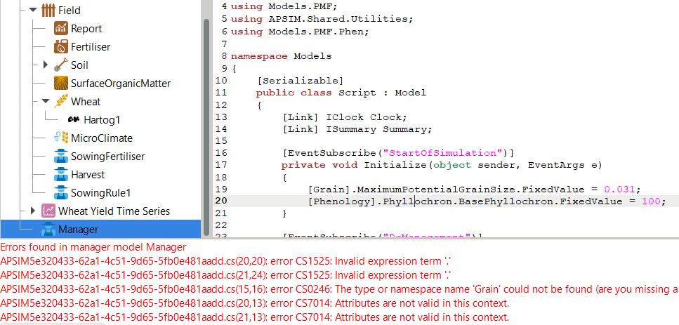 Calibration of Phenology with Factors · Issue #7521 · APSIMInitiative/ApsimX · GitHub