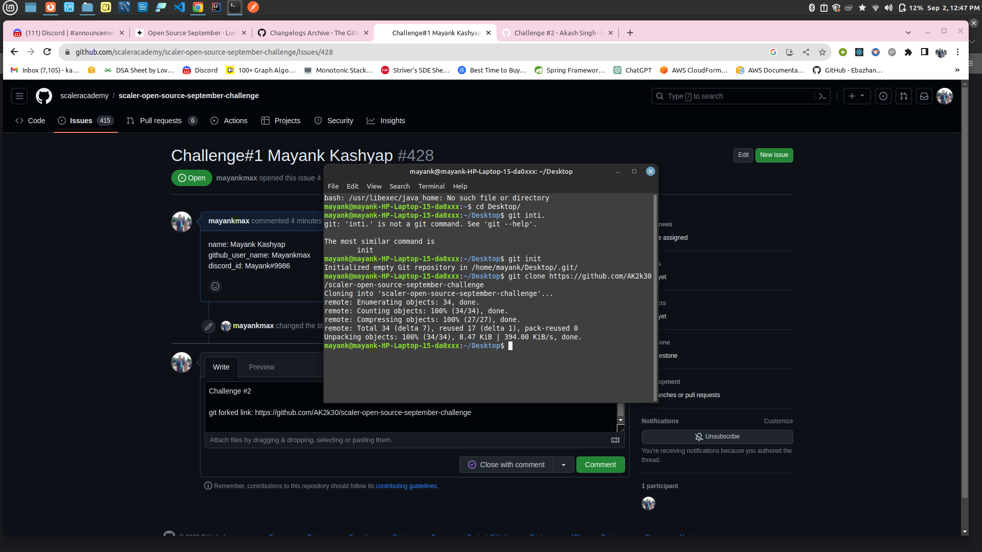 Challenge#2 Mayank Kashyap · Issue #428 · scaleracademy/scaler-open ...