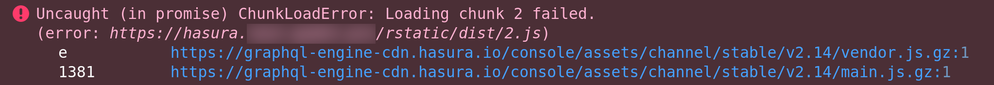 "url":"/favicon.ico" | "path":"$","error":"resource does not exist ...