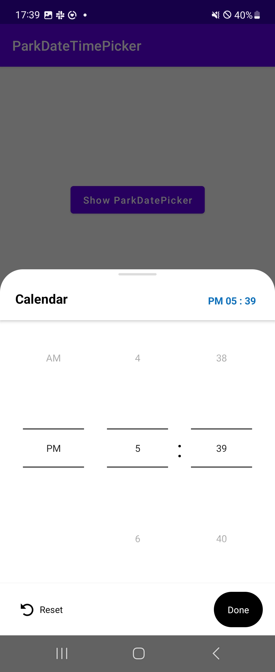 GitHub - Park-SM/ParkDateTimePicker: Android library for selecting date ...