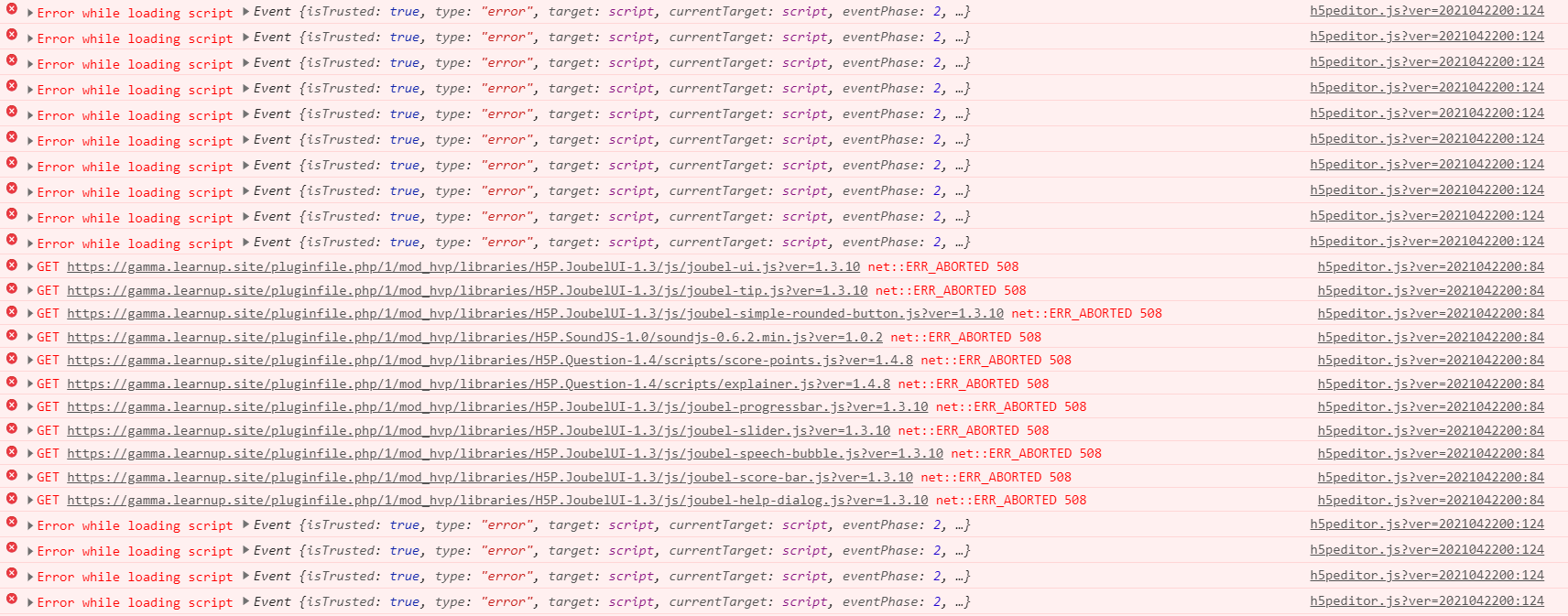 Editor not loading with HTTPS enabled - Error 508 · Issue #403 · h5p/moodle-mod_hvp · GitHub