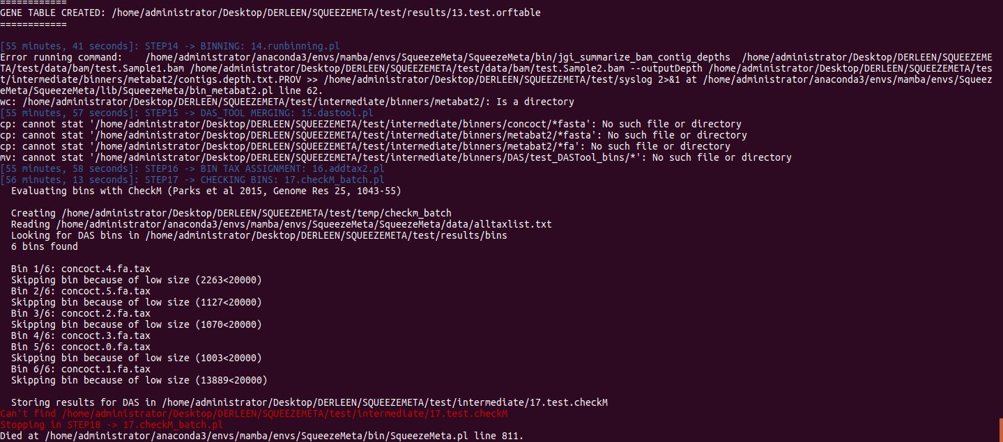 ERROR: STEP14 -> BINNING & STEP 18 checkM_batch.pl · Issue #716 · jtamames/SqueezeMeta · GitHub