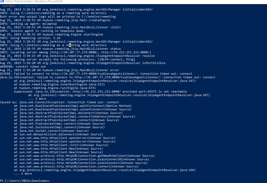 Windows slave not able to connect to Linux Master Jenkins · Issue #581 · QT-DevOps/DevOpsIssues ...