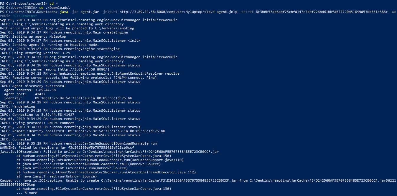 Windows slave not able to connect to Linux Master Jenkins · Issue #581 · QT-DevOps/DevOpsIssues ...