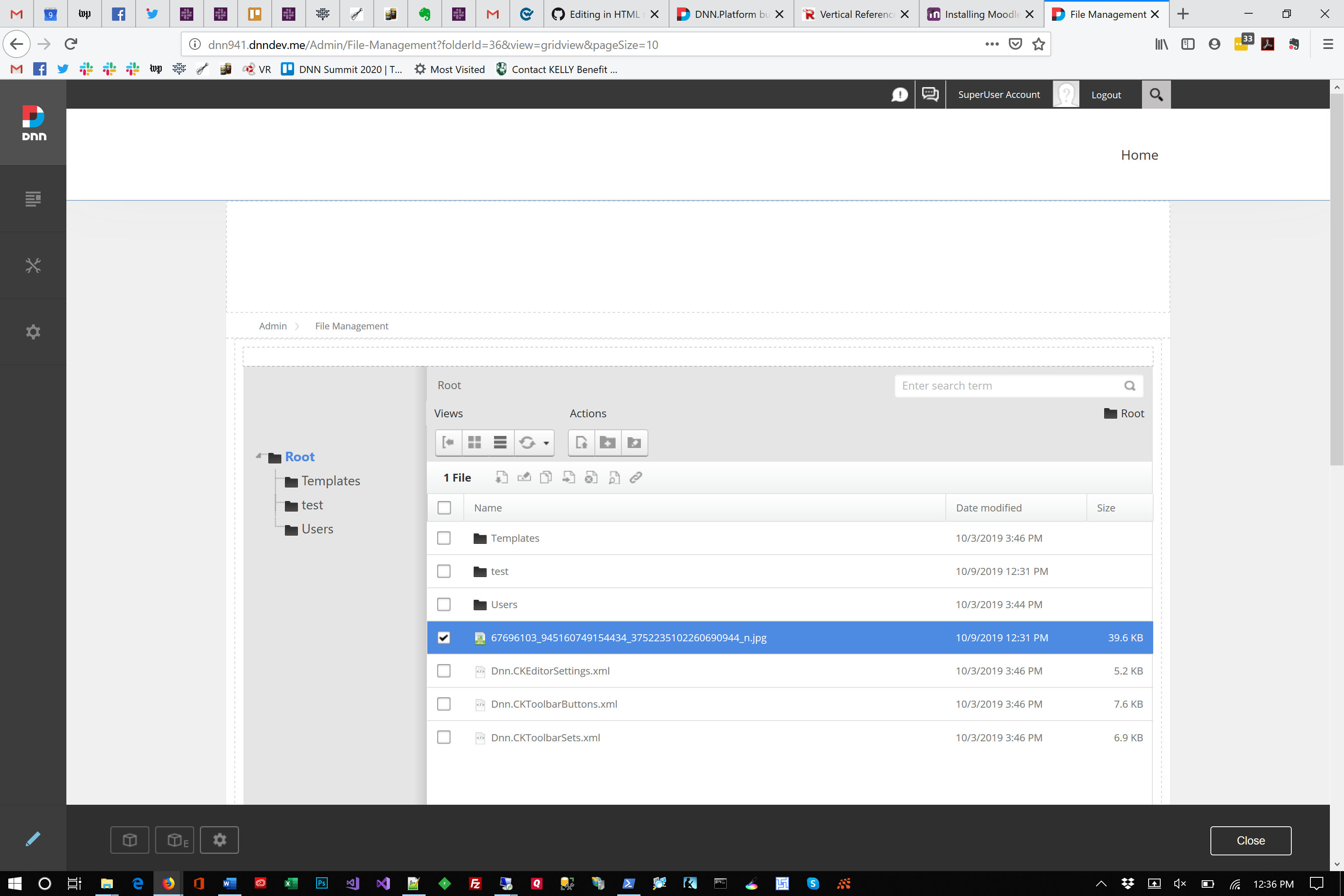 Editing in HTML module doesn't show files for image manager · Issue #3004 · dnnsoftware/Dnn ...