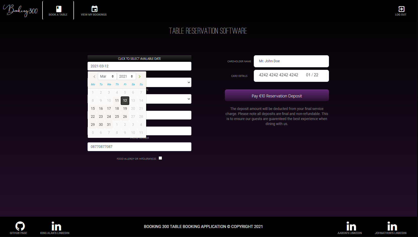 GitHub - The-GitClub/booking-300
