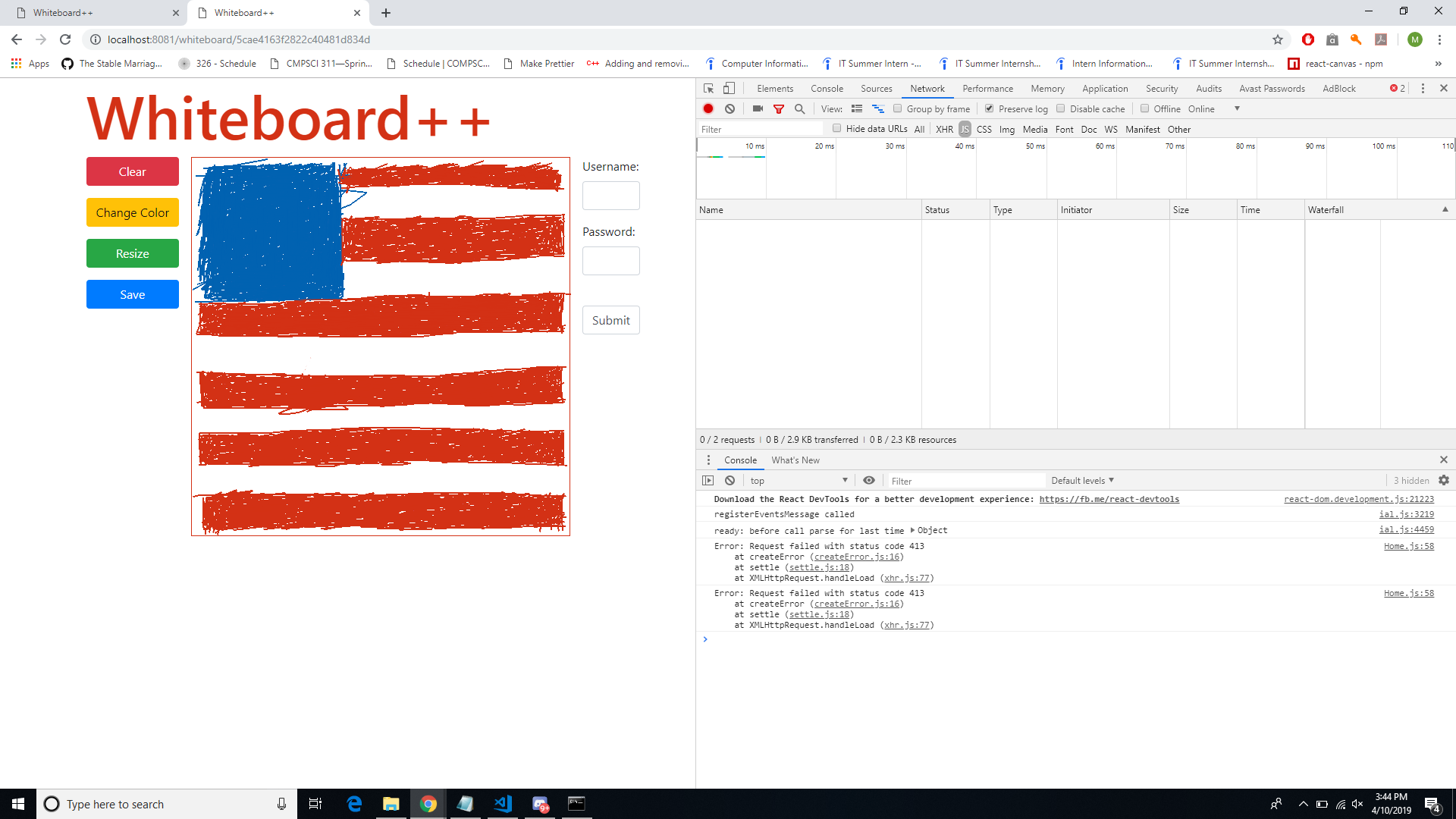No support for large images · Issue #12 · cs326-team/WhiteboardPlusPlus · GitHub