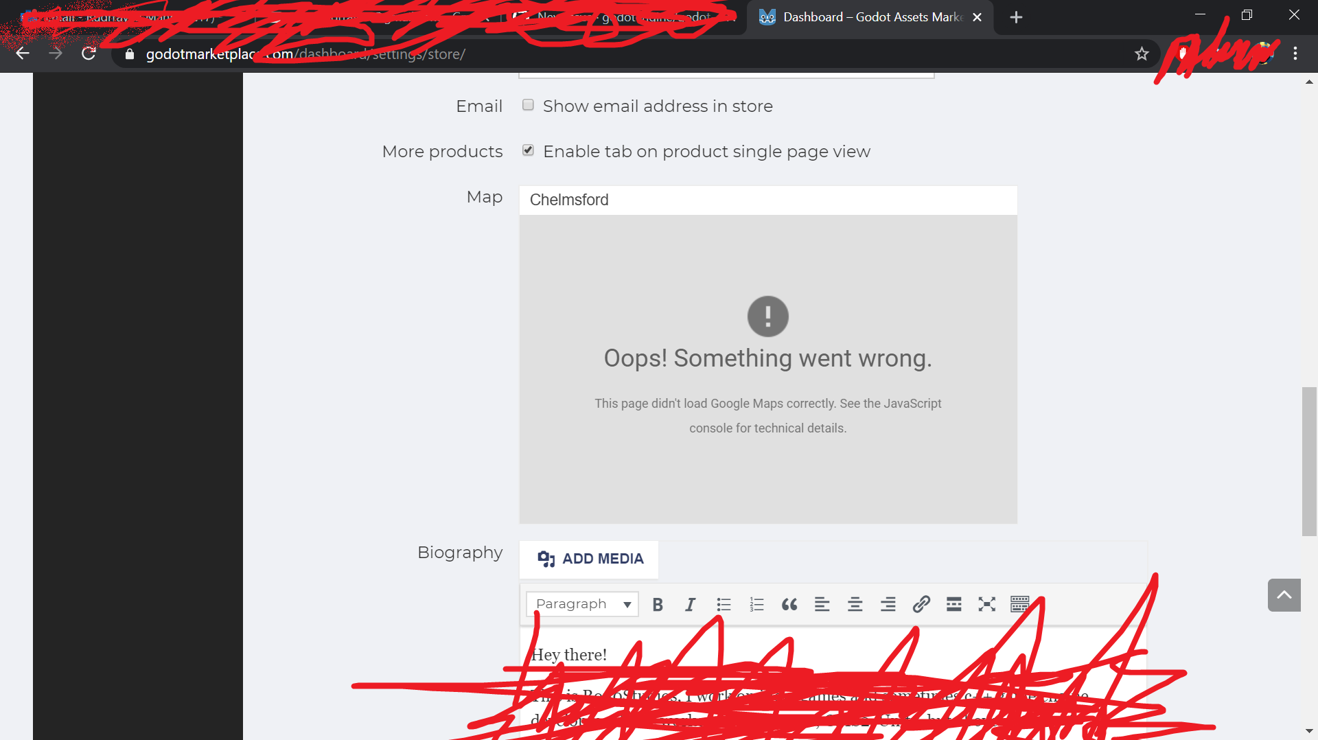 Marketplace Google Map not working · Issue #38735 · godotengine/godot · GitHub