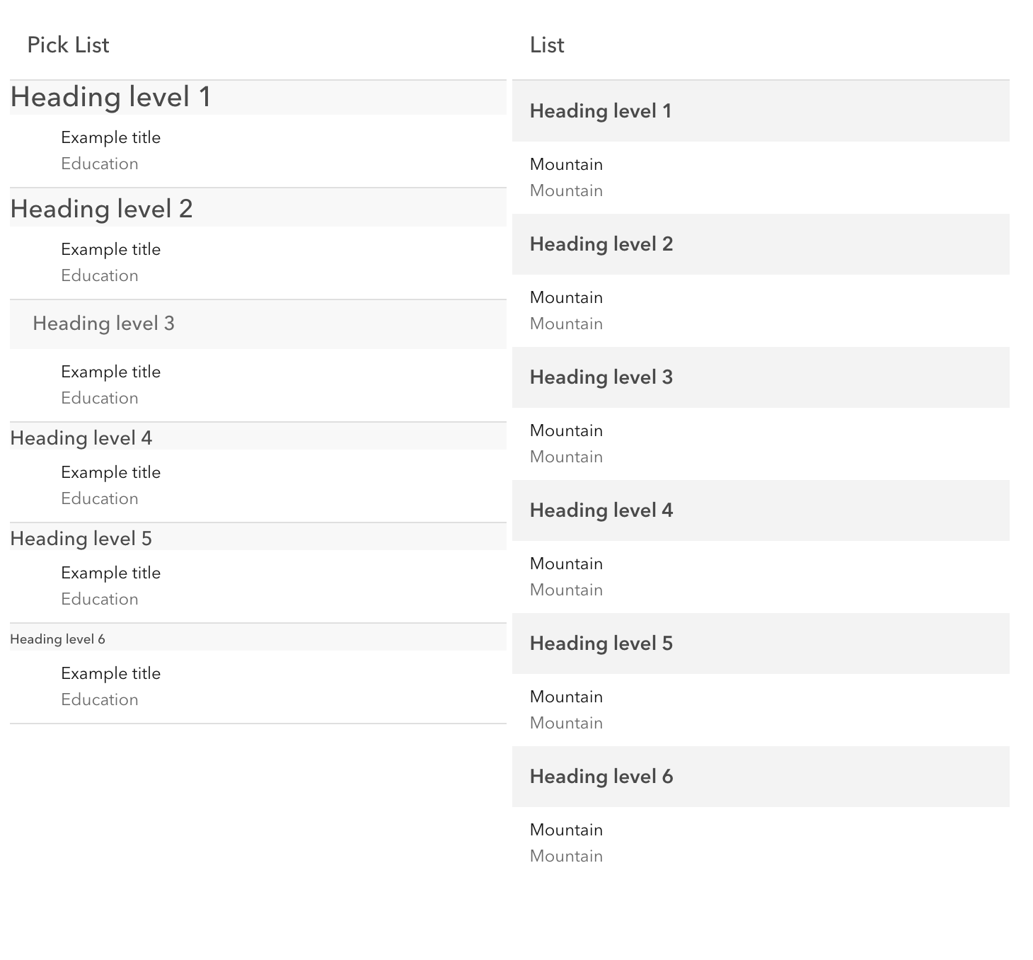 [Pick List Group] Incorrect display of `heading` when `heading-level` is set · Issue #4768 ...