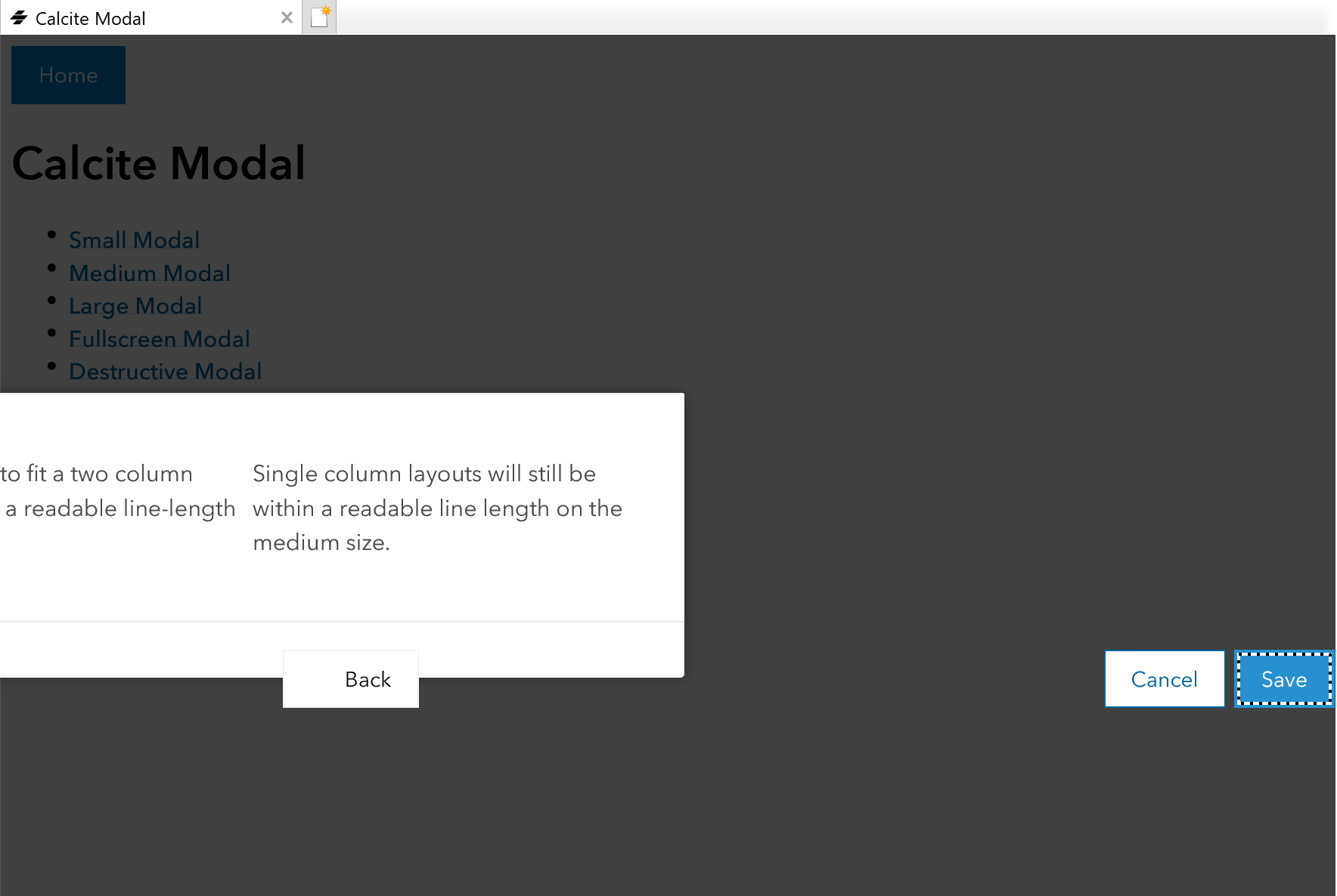 Ie11 Modal Styling Is Broken · Issue 372 · Esricalcite Design System · Github 