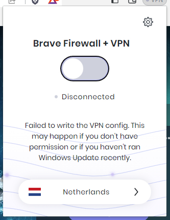 Show Windows specific error message when creating VPN config fails ...