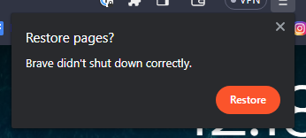 Vertical tabs: restore after crash doesn't show pinned tabs · Issue #28682 · brave/brave-browser ...