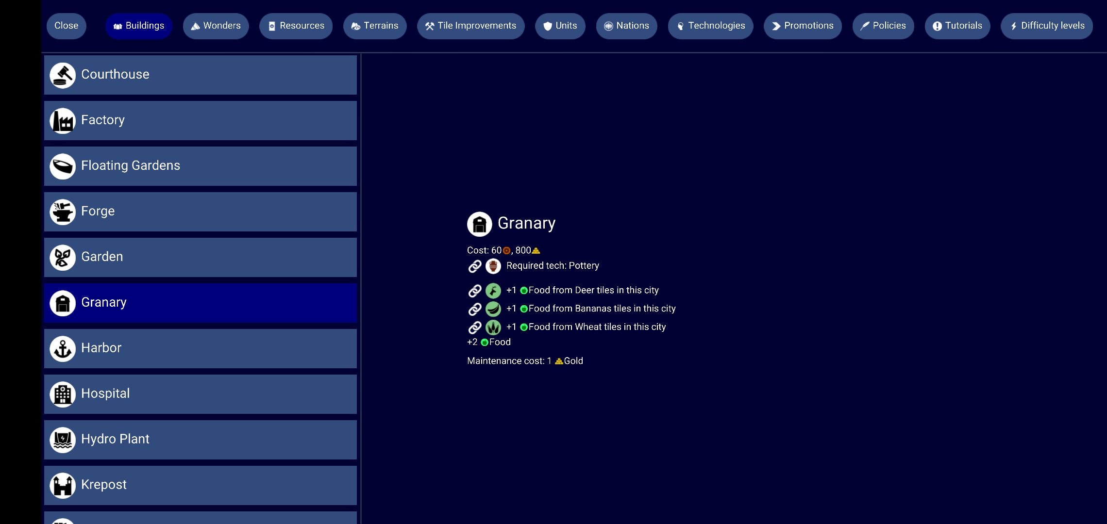 Techs missing info in Civilopedia · Issue #6448 · yairm210/Unciv · GitHub