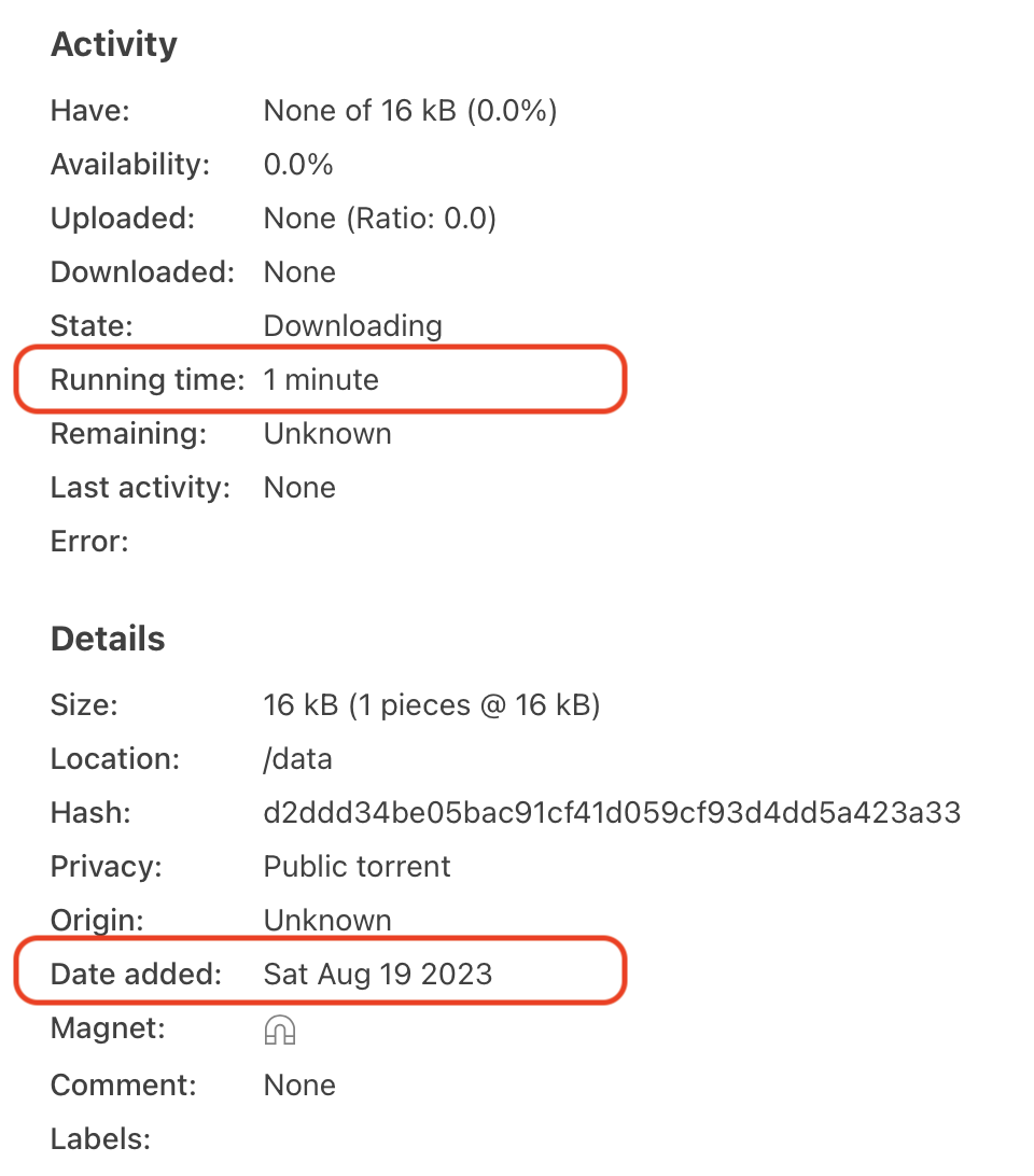 Improve timestamp granularity info window · Issue #5917 · transmission/transmission · GitHub
