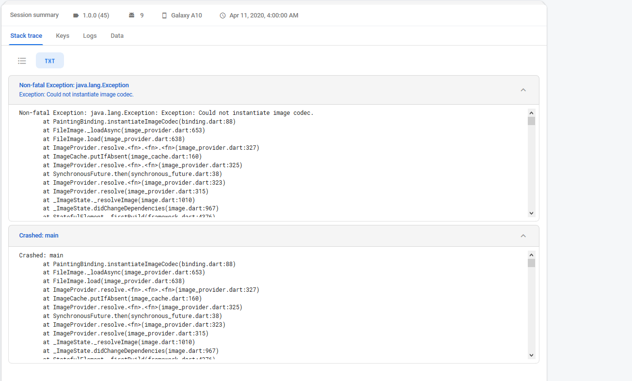 Could not instantiate image codec · Issue #250 · Baseflow/flutter_cached_network_image · GitHub