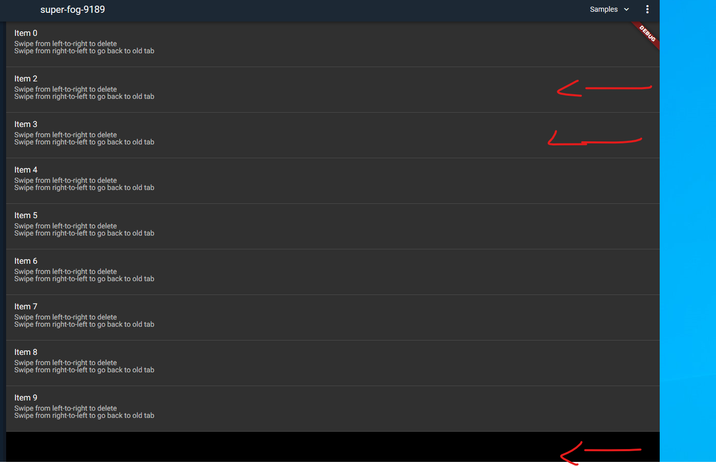 Dismissible widgets disable Tabview drag detection · Issue #24233 · flutter/flutter · GitHub