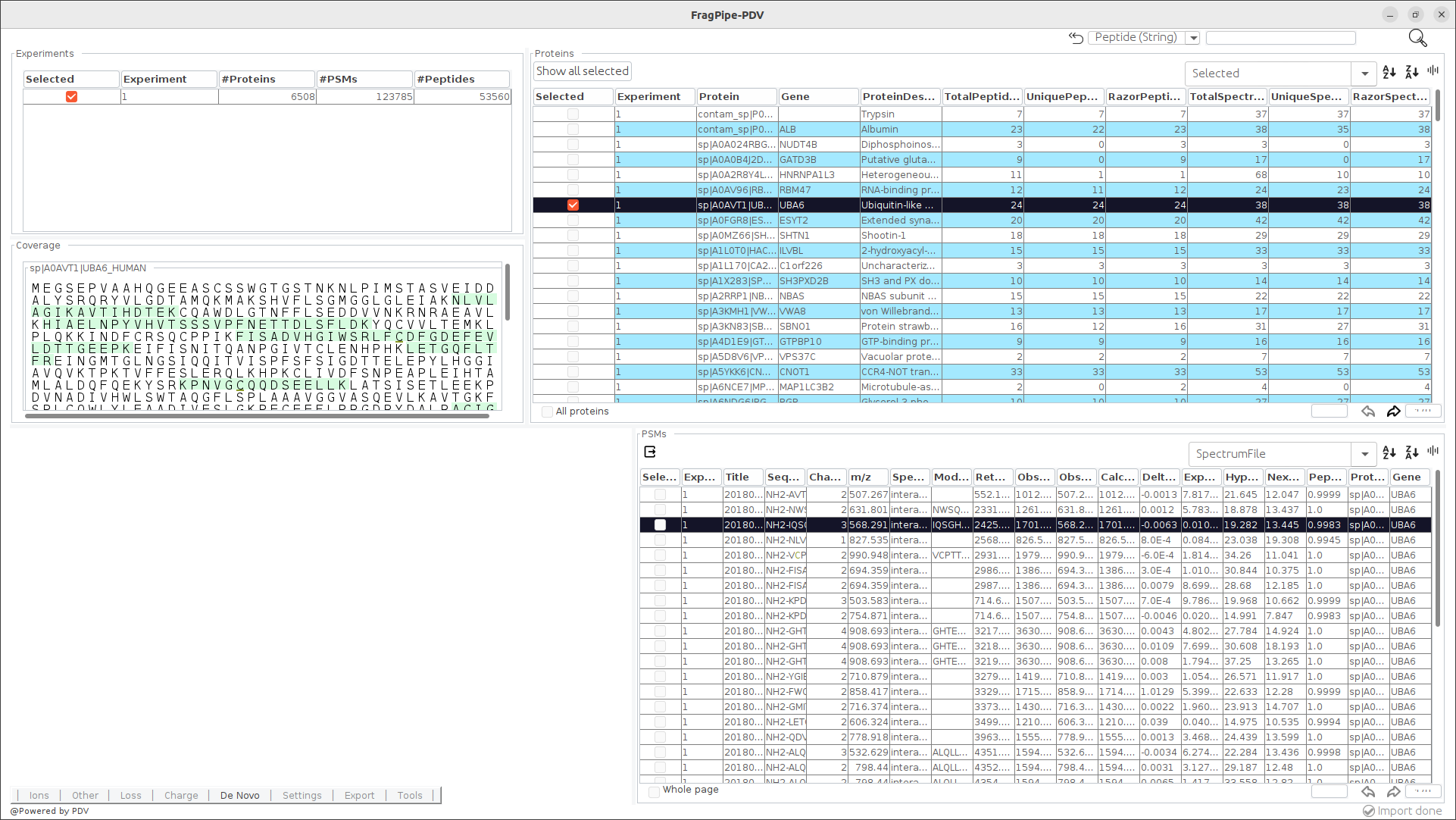 Fragpipe-PDV Failure to see spectra · Issue #1017 · Nesvilab/FragPipe ...