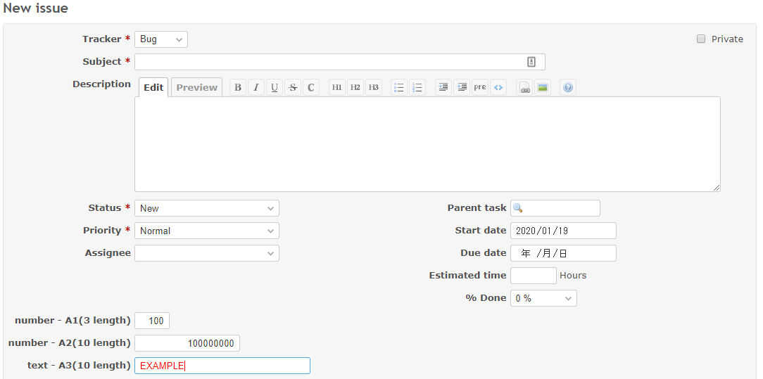 How change position and length view custome fields in issue form detail · Issue #27 · onozaty ...