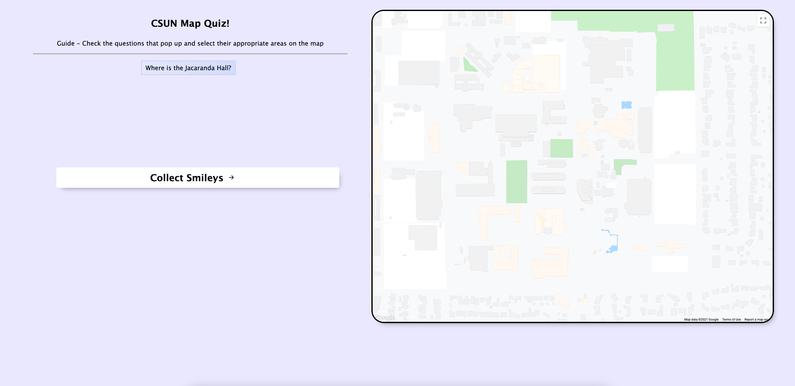 GitHub - eminshamshoian/csun-map-quiz: This is an online game made in javascript using the ...