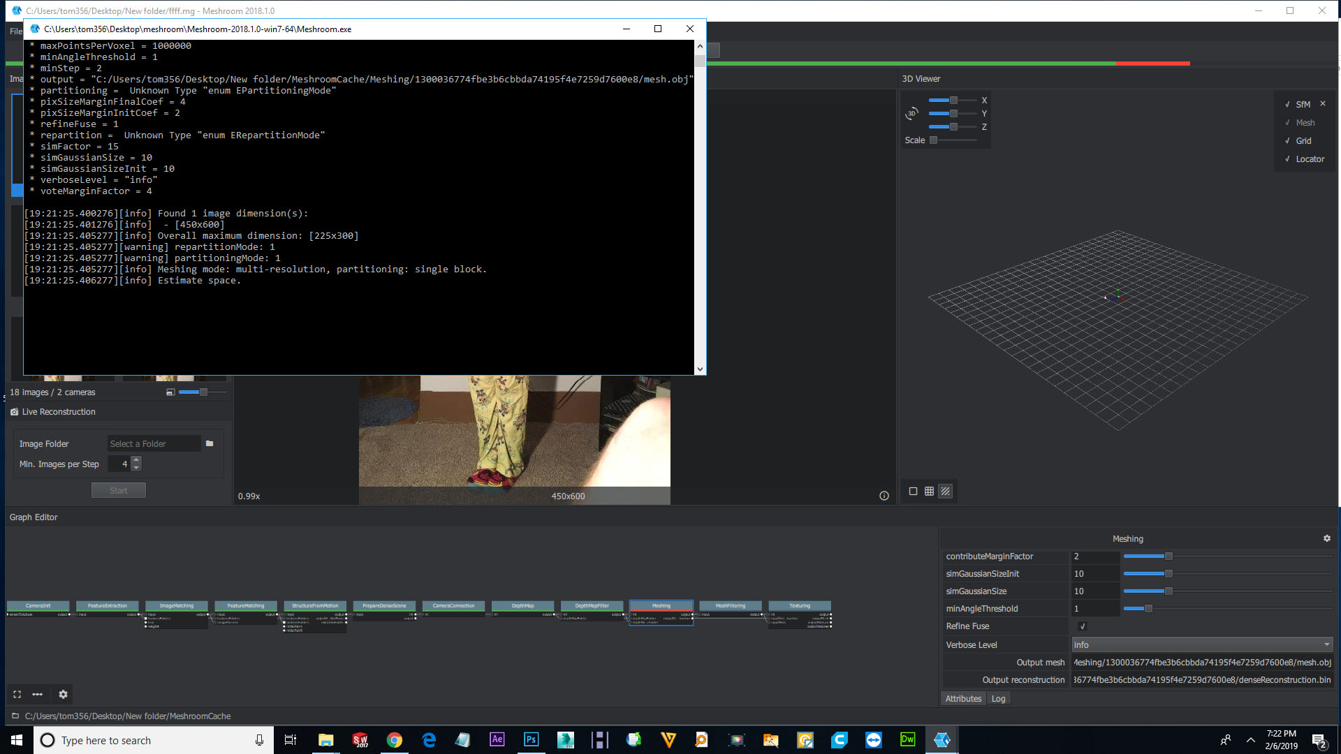 cant get past load mesh · Issue #391 · alicevision/Meshroom · GitHub